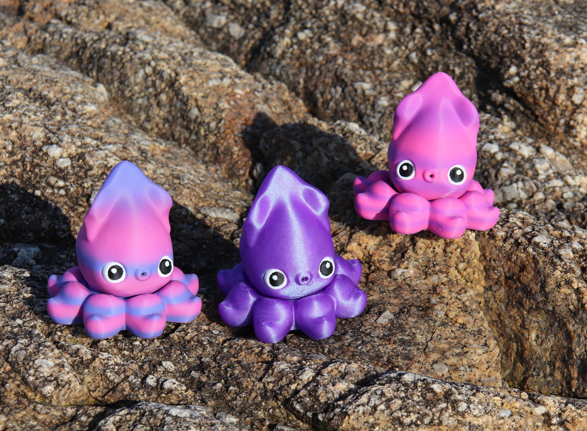 Squid Spinner - Articulated Fidget Toy! – Pigeon Print Shop